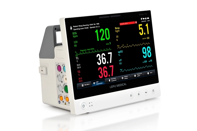 Lepu-Creative AiView V12 Portable Multi Parameter Patient Monitor ...
